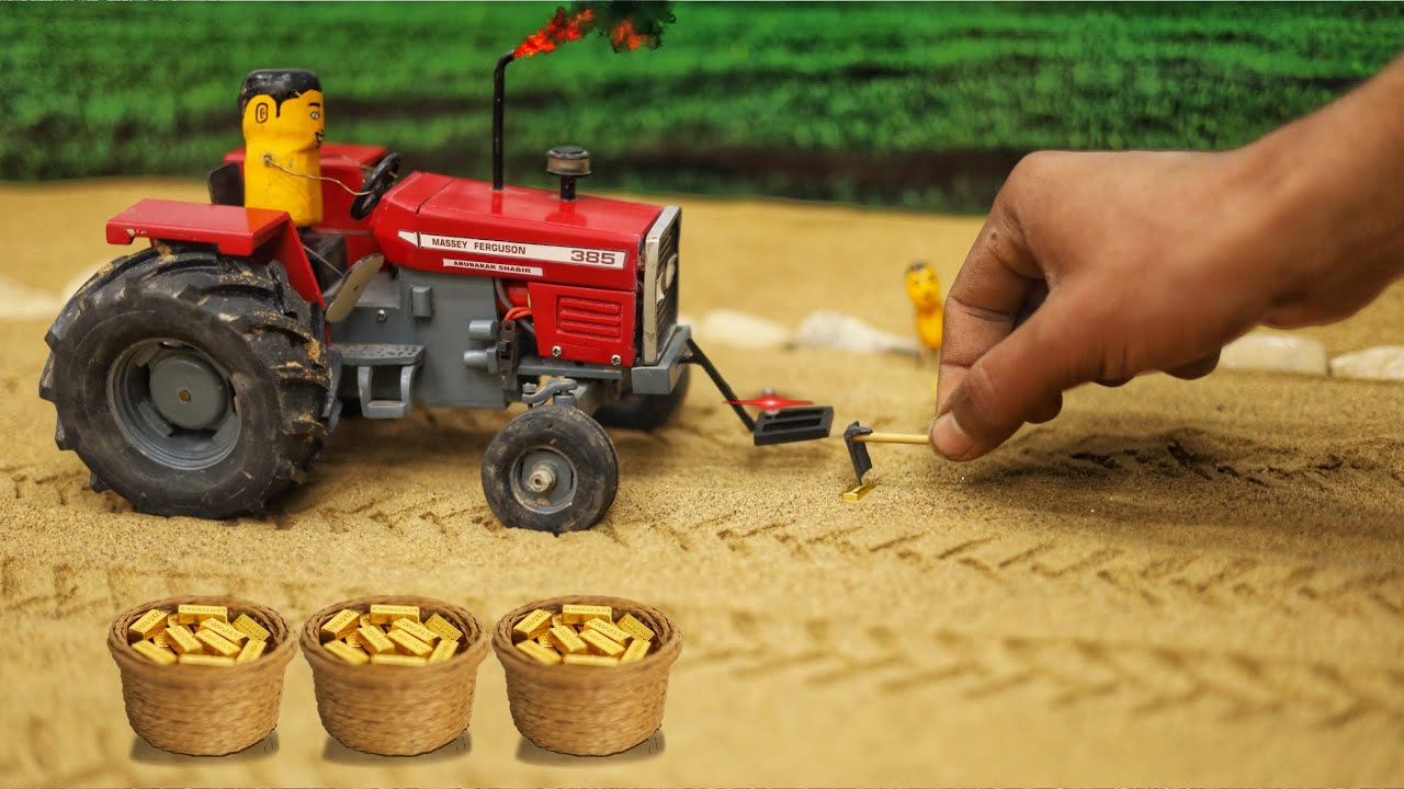 top diy mini tractor | mini gold detector machine | mini tractor videos ...