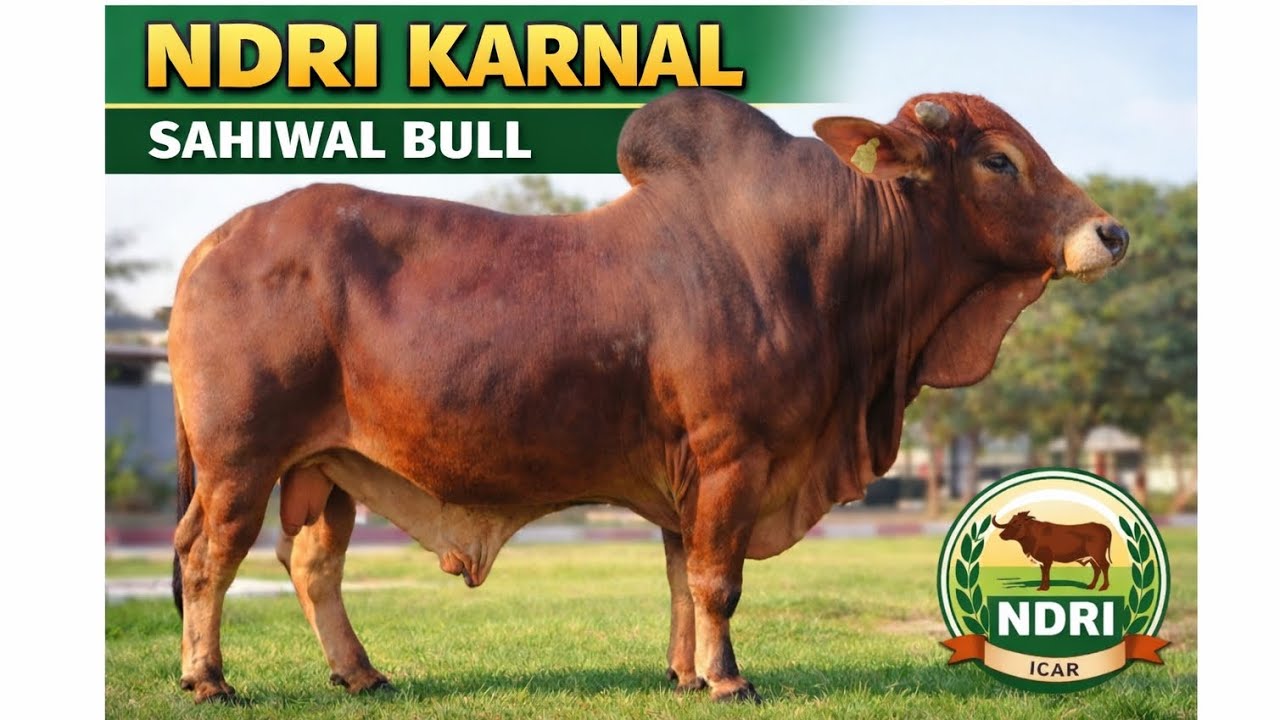 NDRI KARNAL SAHIWAL BULL || top #Sahiwal Bull for #breeding || daily ...