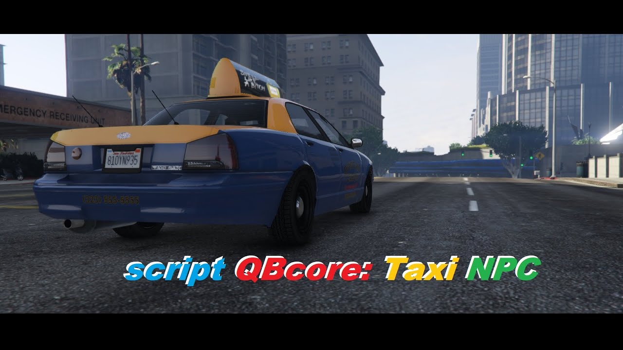 script QBcore: NPC Taxi - YouTube