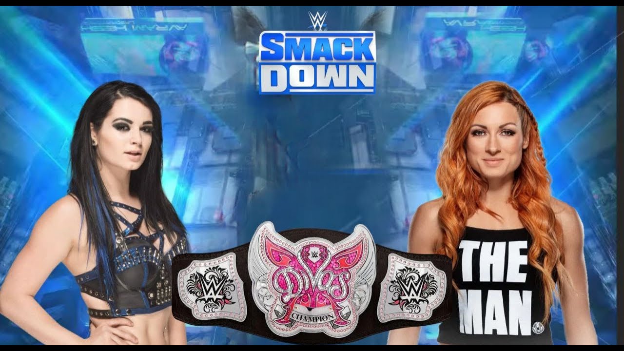 Paige vs Becky Lynch. WWE Divas Championship match. - YouTube
