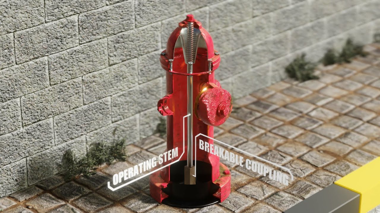 3D Animation Dry Fire Hydrant | Daniyal Murtaza | 2022 - YouTube
