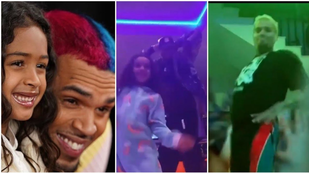 Chris Brown With His Daughter Royalty Dancing Together Moments - YouTube