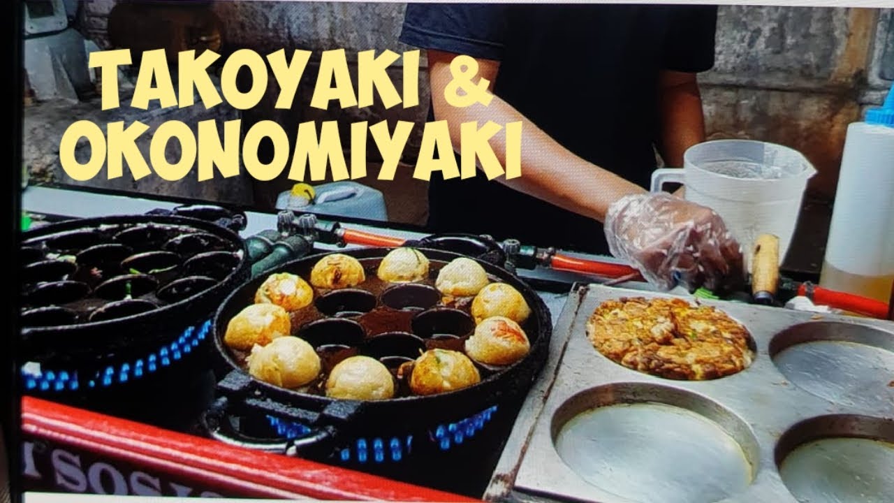 STREET FOOD LEGENDARY-TAKOYAKI & OKONOMIYAKI ISI SALMON,GURITA,CRAB ...