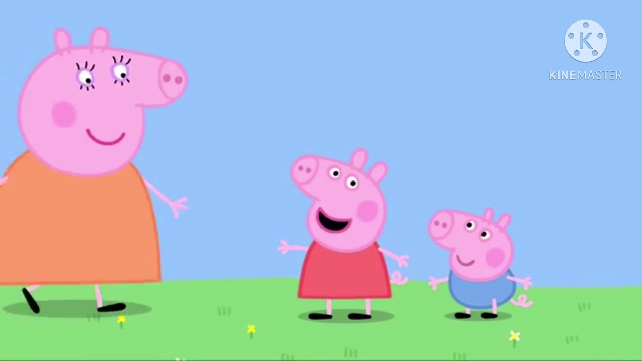 peppa pig intro but its all the voice actors - YouTube