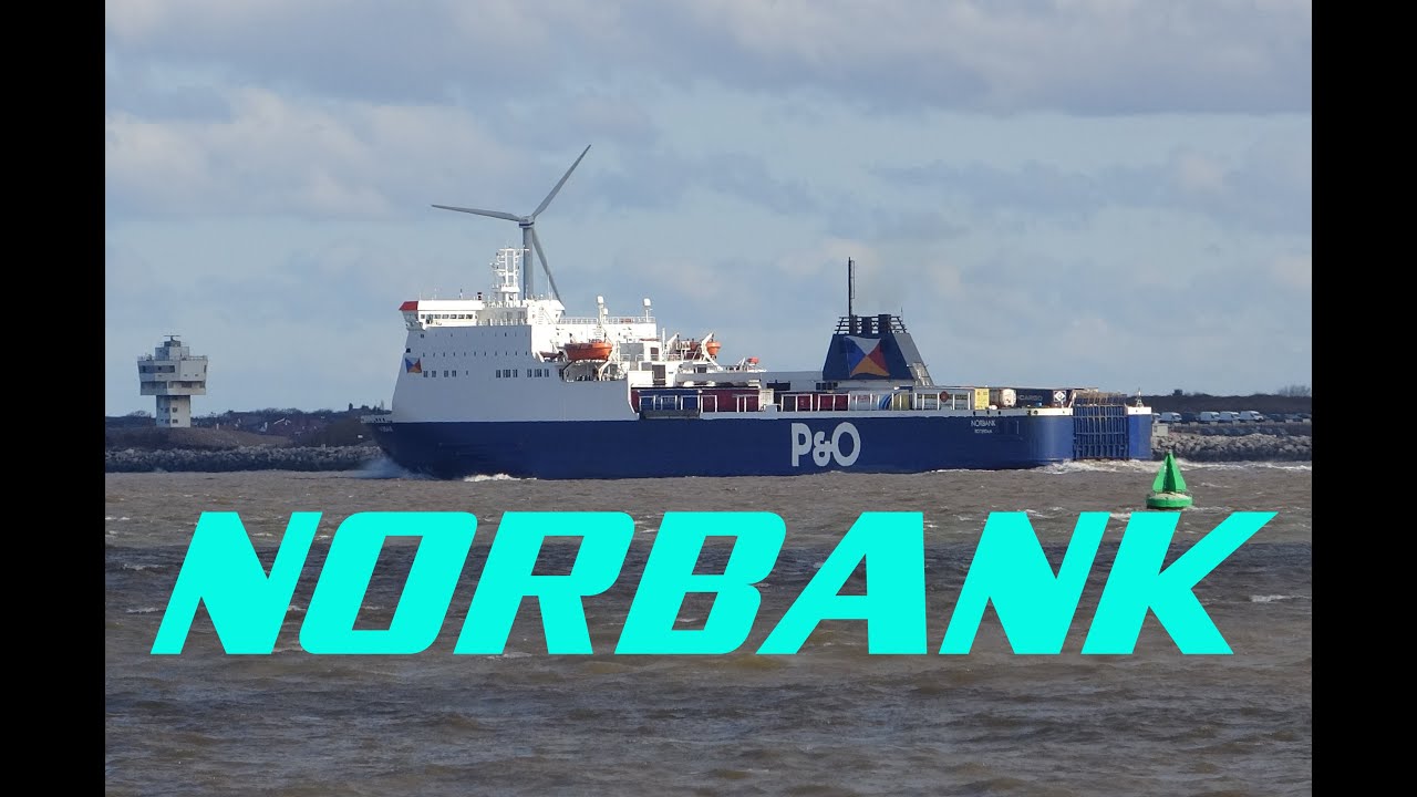Norbank - Passenger ro-ro cargo ship coming out of Gladstone Dock - YouTube