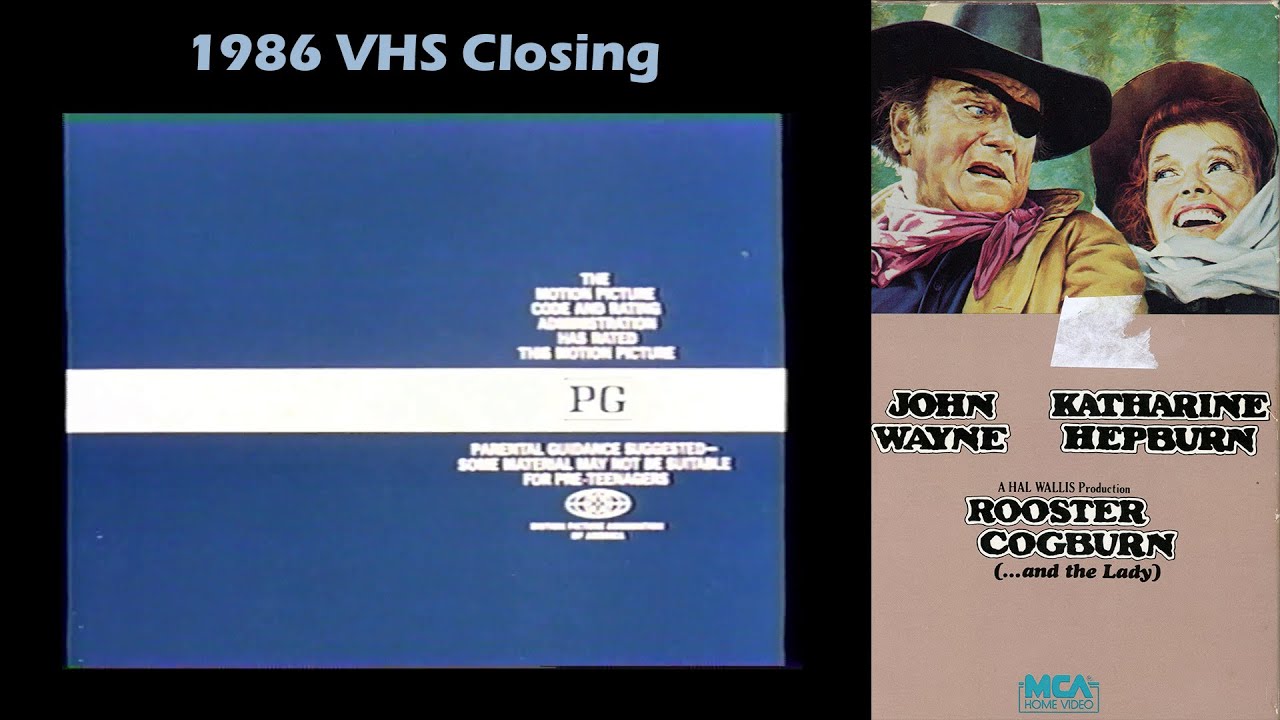 Rooster Cogburn (1986 VHS Closing) - YouTube