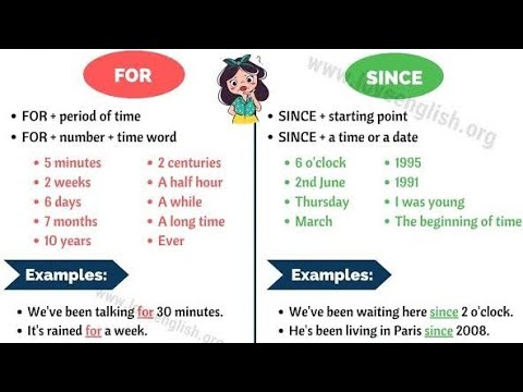 For or Since: How to Use For and Since in English Sentences😱 @iftekhar ...