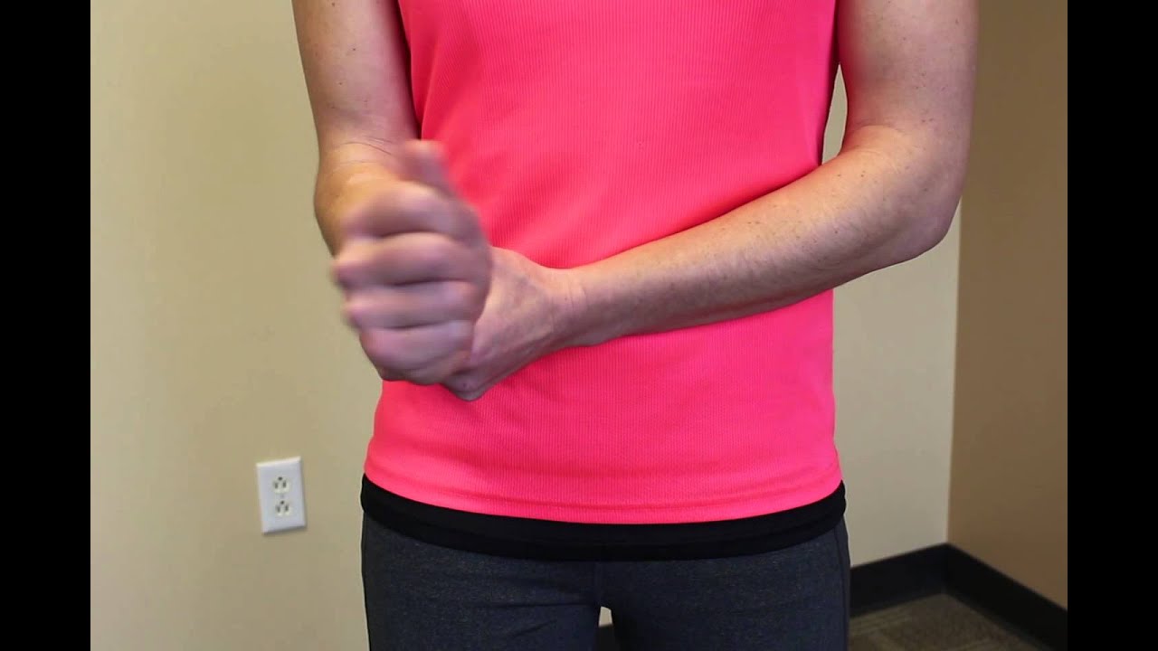 OrthoIndy Exercises | Supported Wrist Circumduction - YouTube
