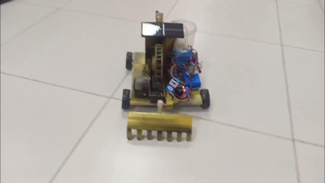 SOLAR-BASED MULTIFUNCTIONAL SEED SOWING ROBOT using NodeMCU. - YouTube