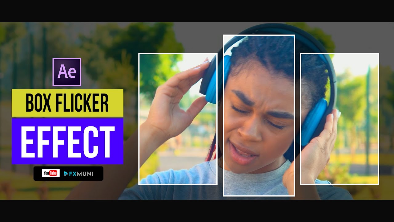Trending! Beat - Box Flicker Effect in Aftereffects | Tutorial | Fxmuni - YouTube