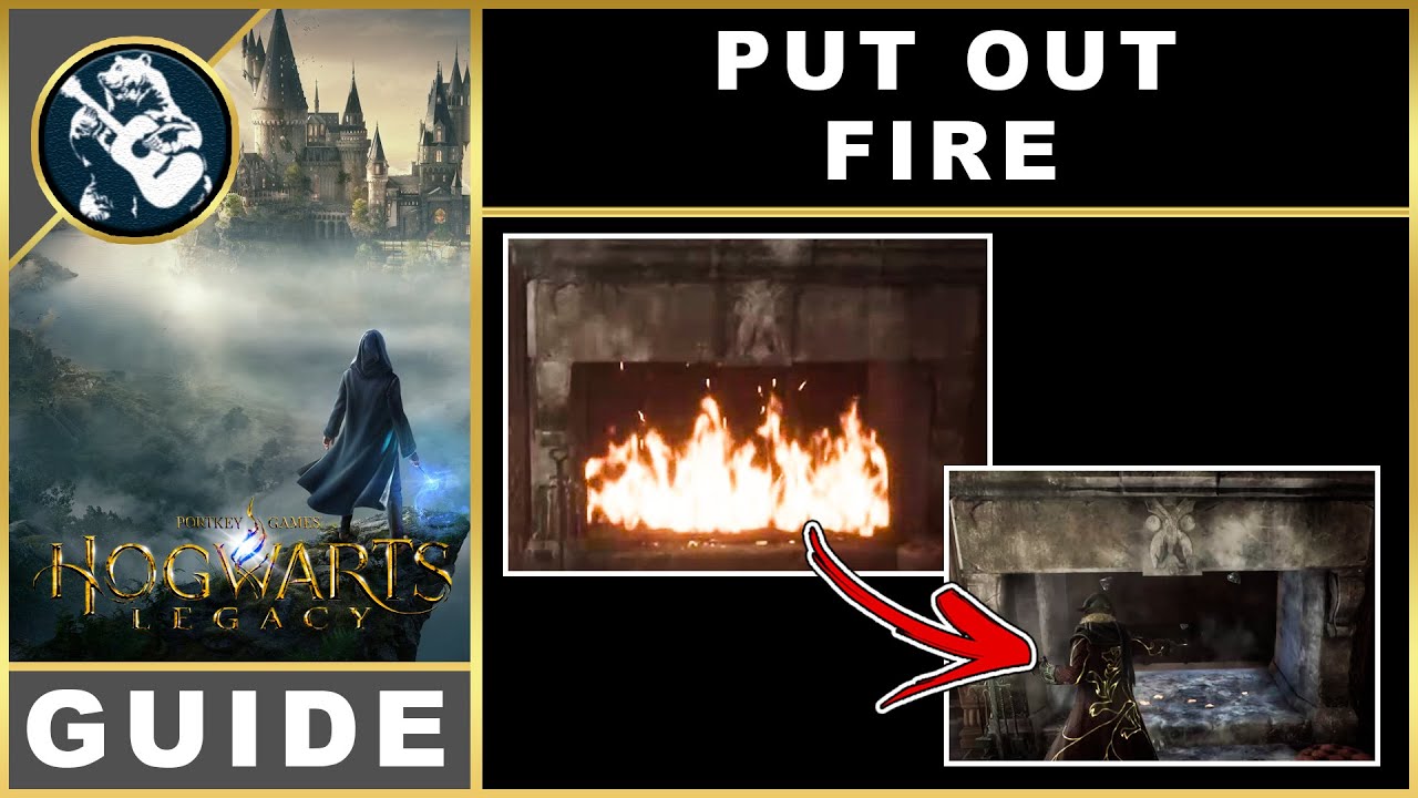 Hogwarts Legacy Put out Fire | Puzzle Guide - YouTube