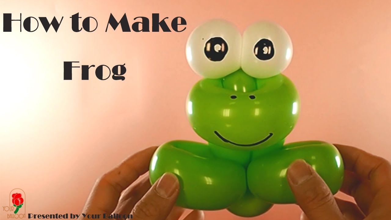 Frog Balloon Twisting Tutorial 造型氣球教學 大眼青蛙 @ Your Balloon - YouTube