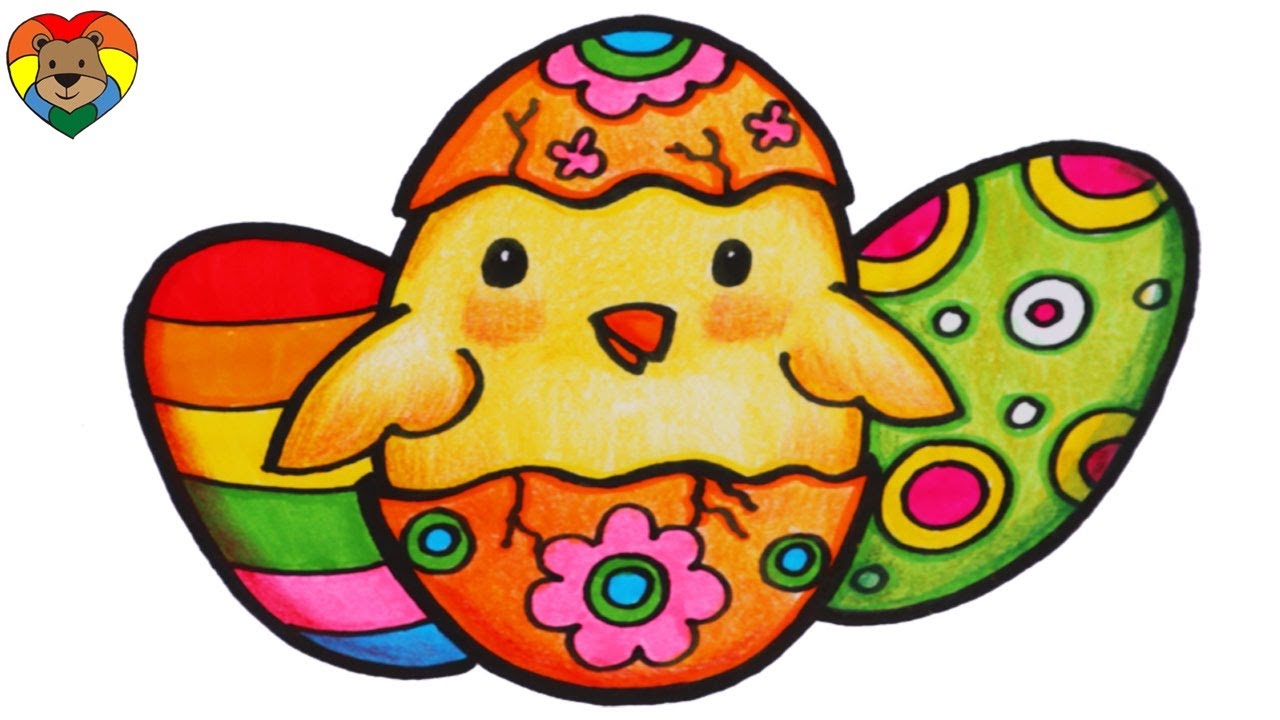 HOW TO DRAW A BABY CHICK CUTE AND EASY - YouTube