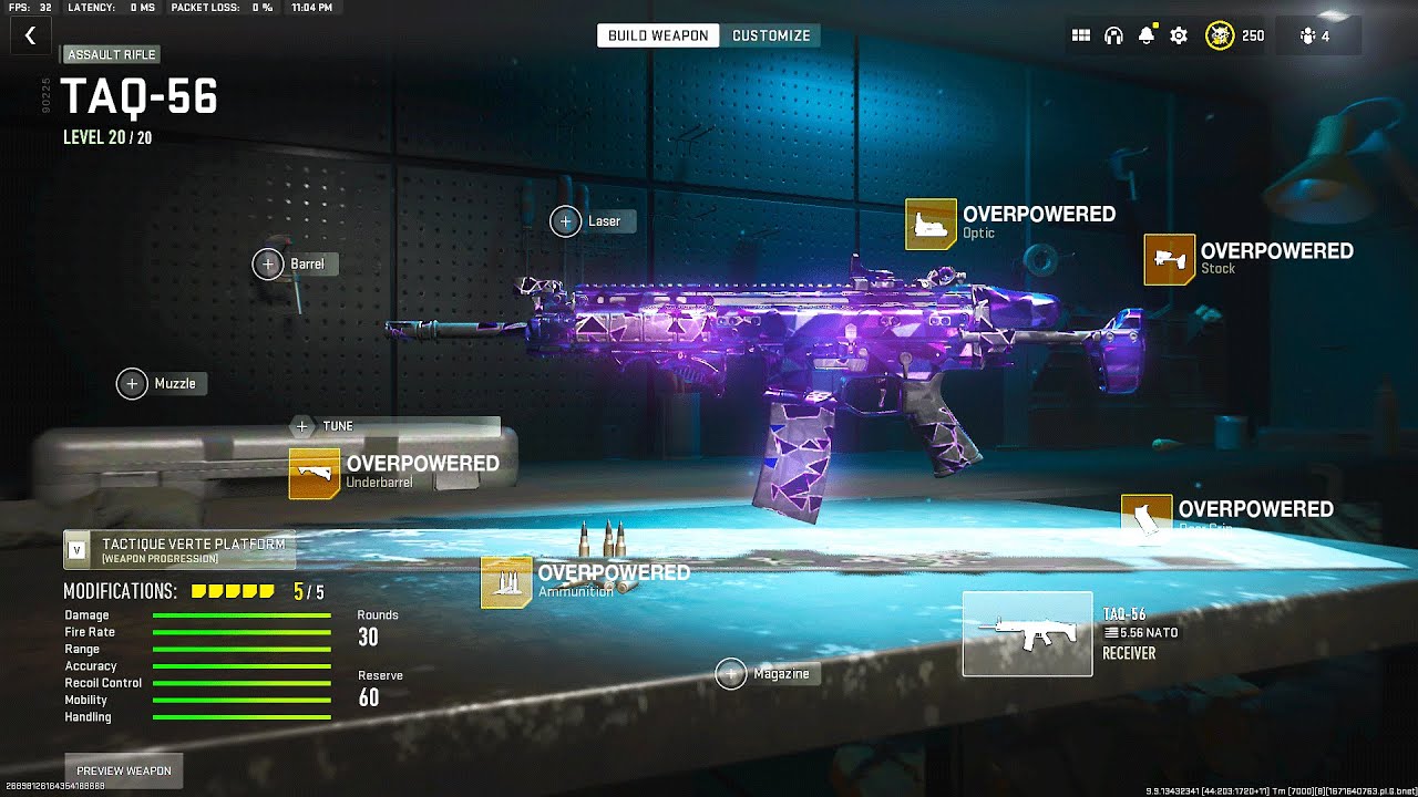 *NEW* BROKEN TAQ 56 CLASS in MW2 AFTER UPDATE! (Best TAQ 56 Class Setup ...