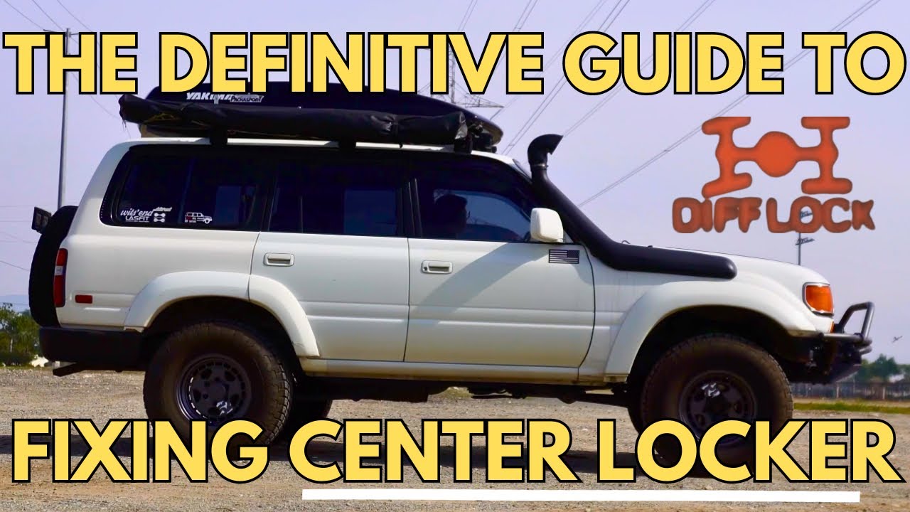 Easy How To Fix 80 series Land Cruiser Center Diff Lock. - YouTube