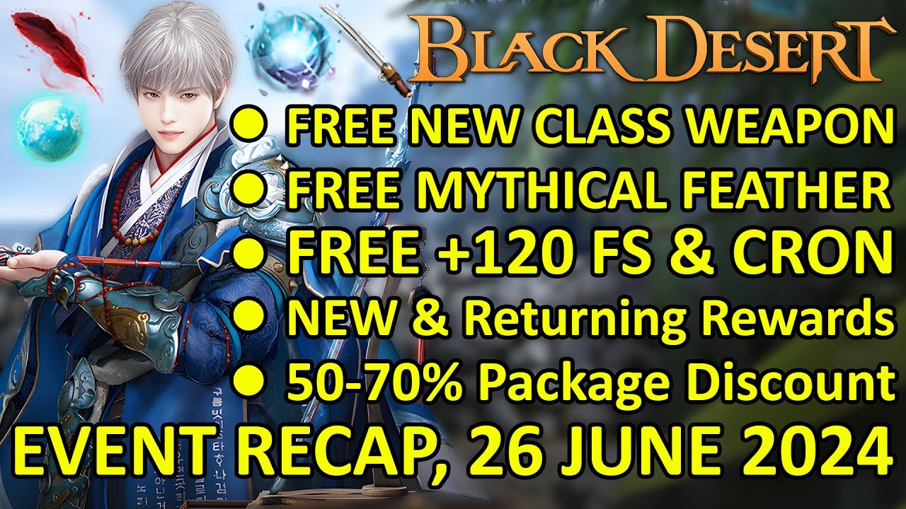 Tarnished Sword Event Guide, FREE NEW CLASS WEAPON, +120 FS (BDO Event ...