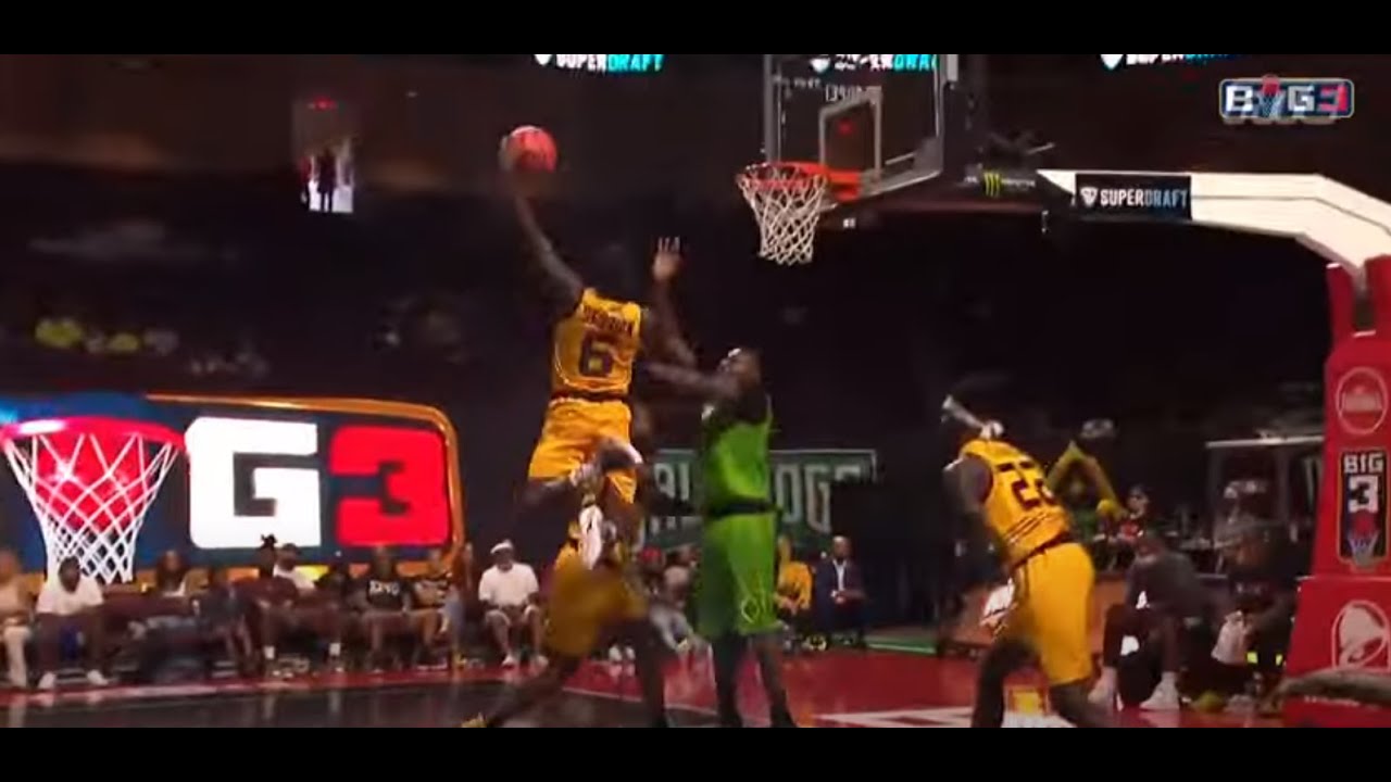 FRANK NITTY WITH THE BIGGEST POSTER IN BIG3 HISTORY 🔥 - YouTube