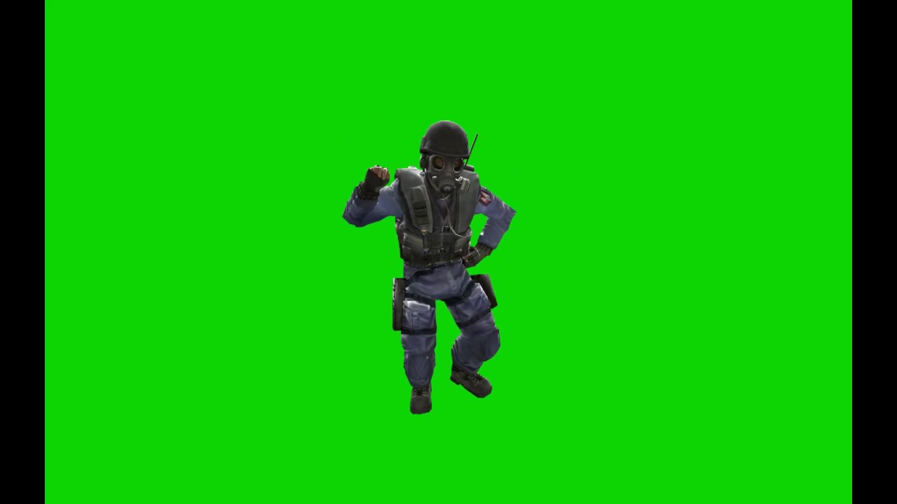 HQ Gmod default dance greenscreen - YouTube