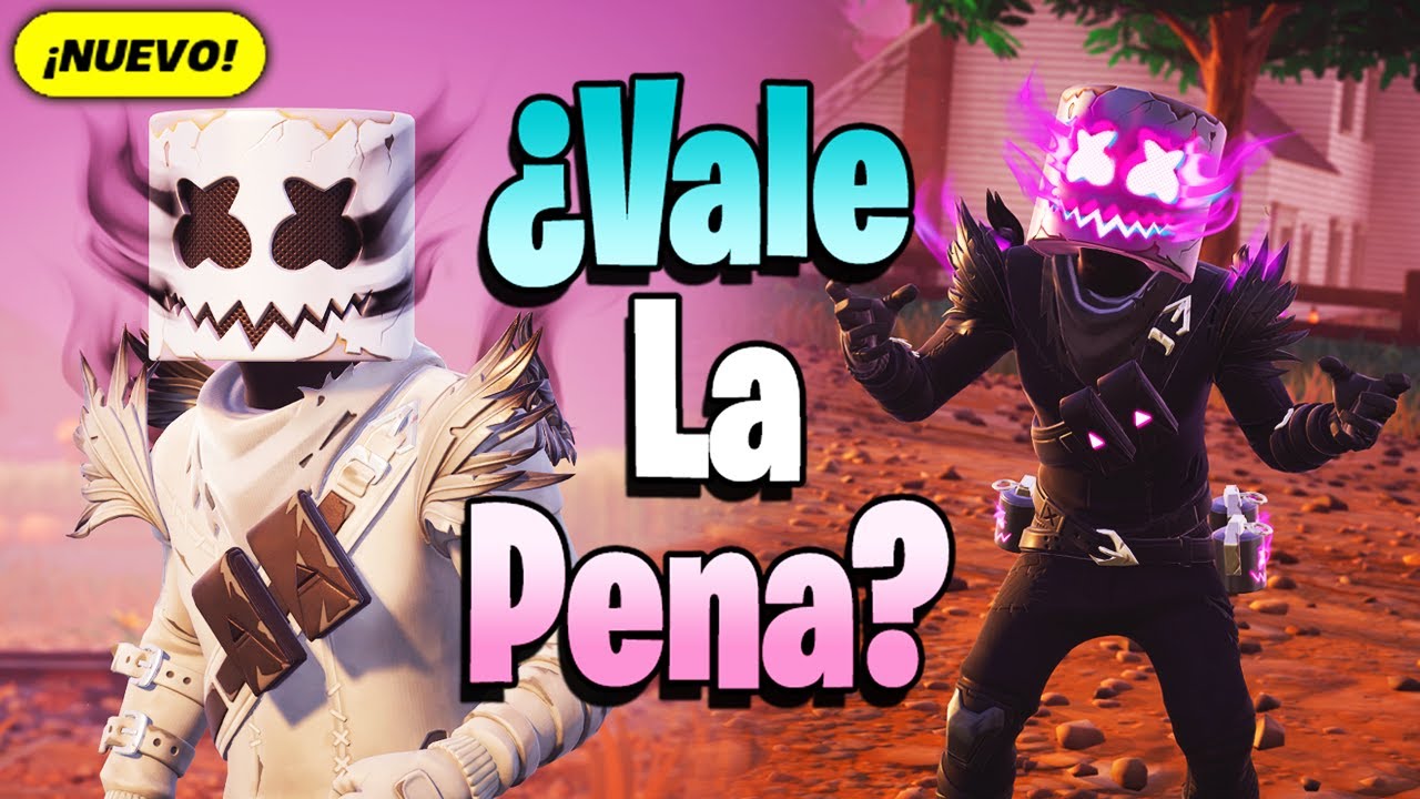 ¿VALE LA PENA LA SKIN DE RAVEMELLO? Fortnite-Marshmello - YouTube