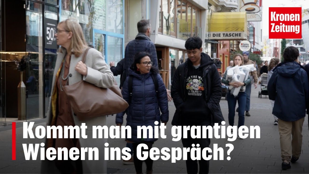 Krone-Selbst-Test: Wie gesprächig sind grantige Wiener? | krone.tv NEWS ...