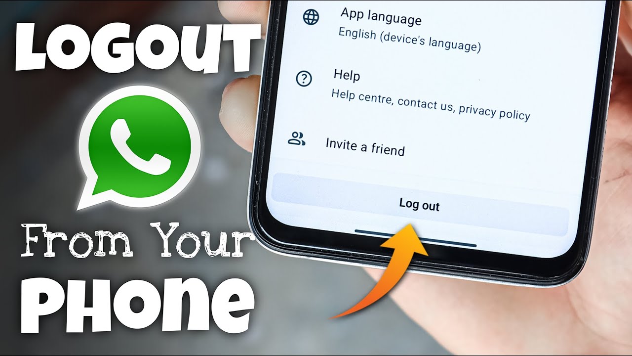 How to Logout WhatsApp From Your Phone - YouTube