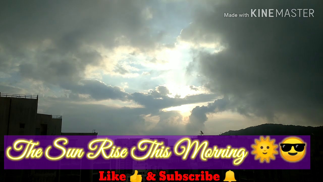 The Sun is Rising Time Lapse Footage - YouTube