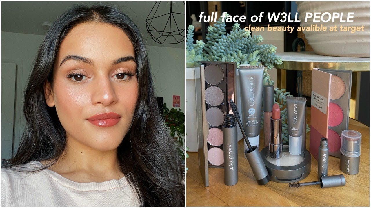 full face of w3ll people // clean beauty - YouTube