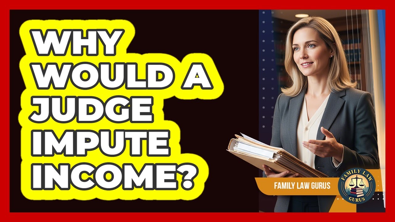 Why Would A Judge Impute Income? - YouTube