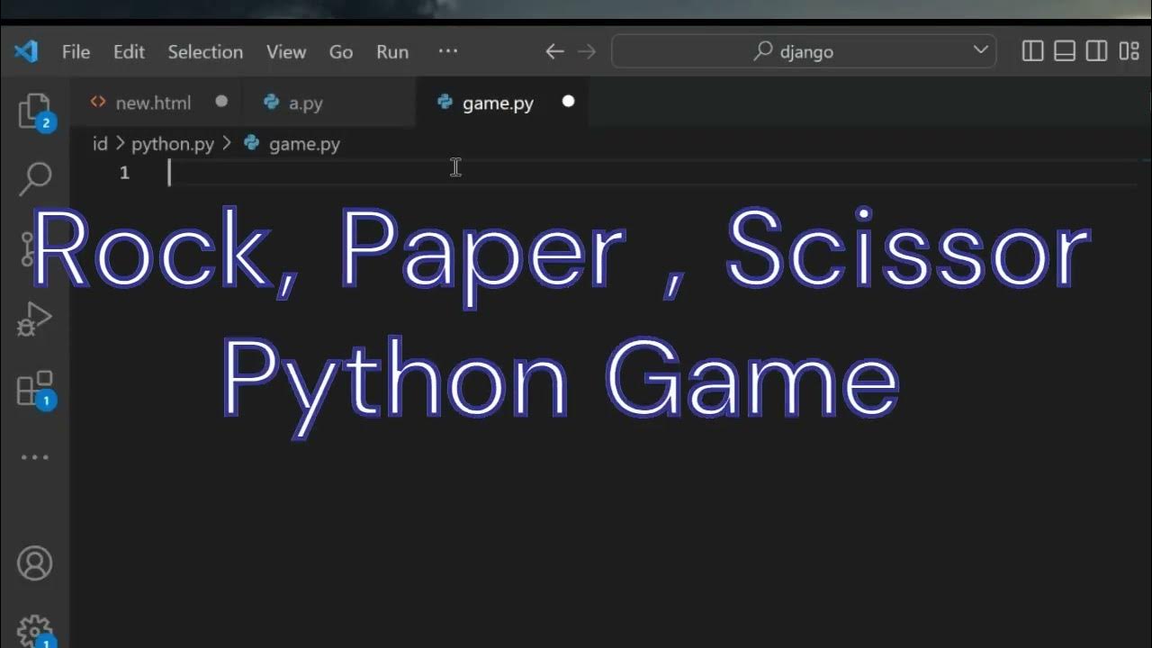 Rock Paper Scissor game with python | Mini Project Second | with music #python - YouTube