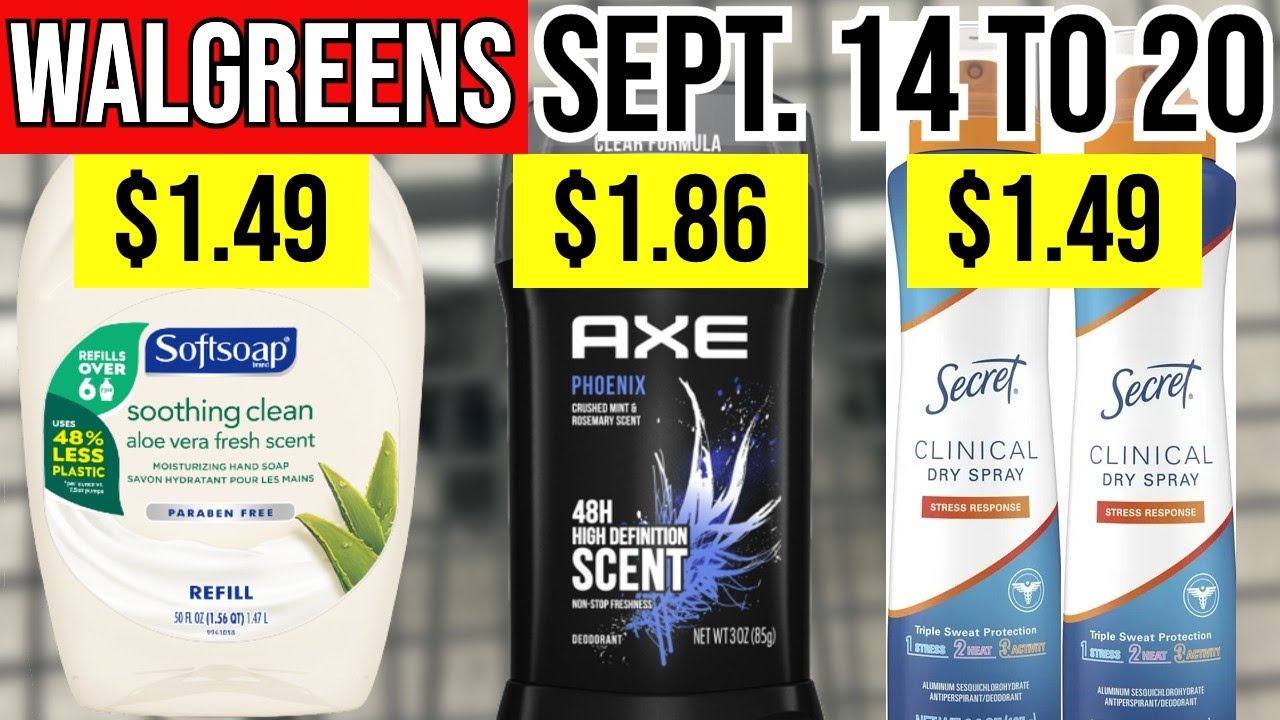 Walgreens **WEEK OF CHEAP** SEPT. 14 to 20! - YouTube