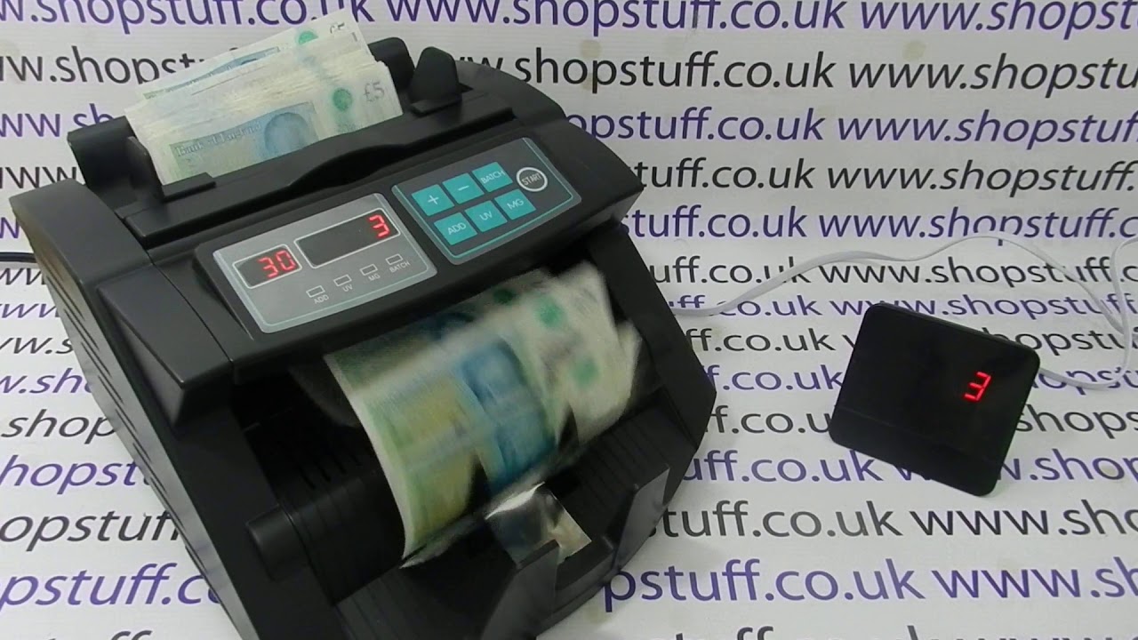 NCS2200 Bank Note Currency Counter Currency Counting Machine - YouTube