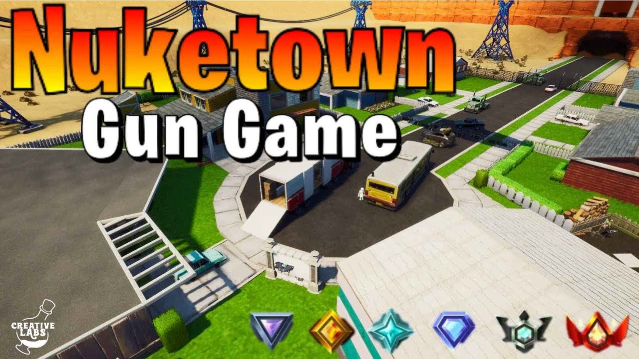 Fortnite's Nuke town first person let's get in to it - YouTube