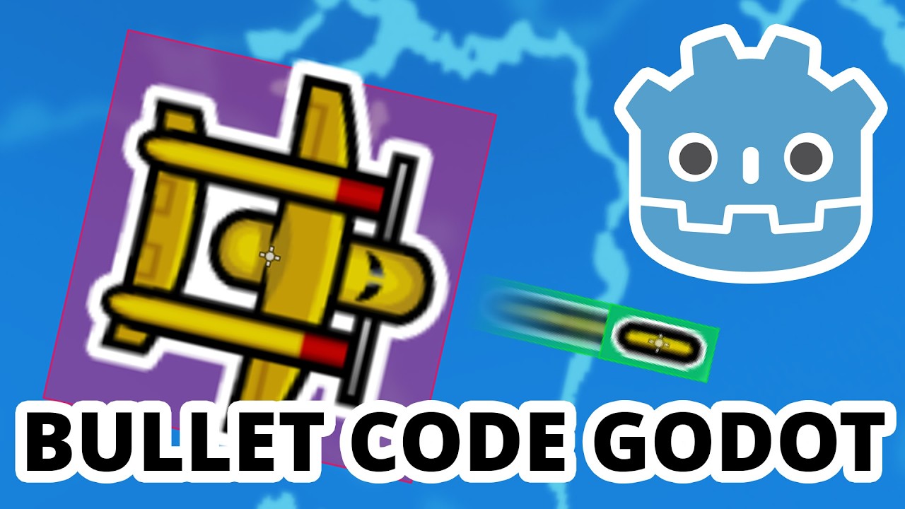 Player Bullets in Godot in Under a Minute - YouTube