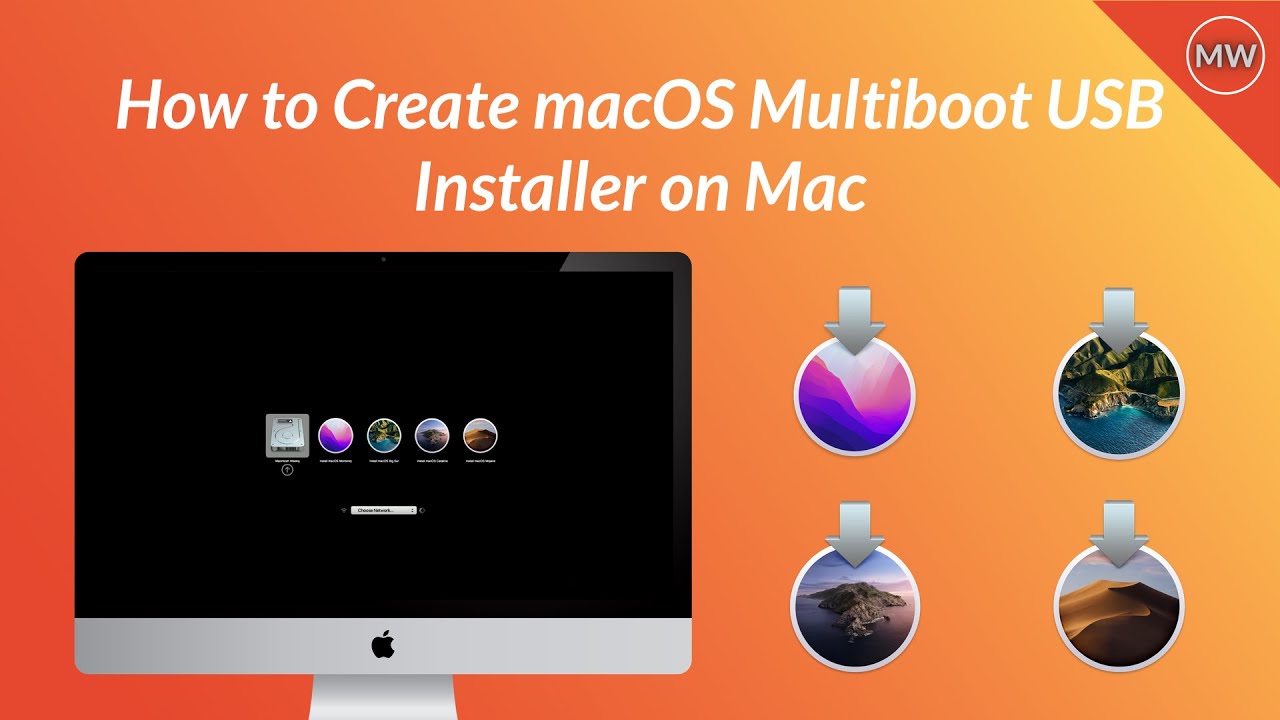 How to Create Multiboot macOS USB Installer on Mac - YouTube