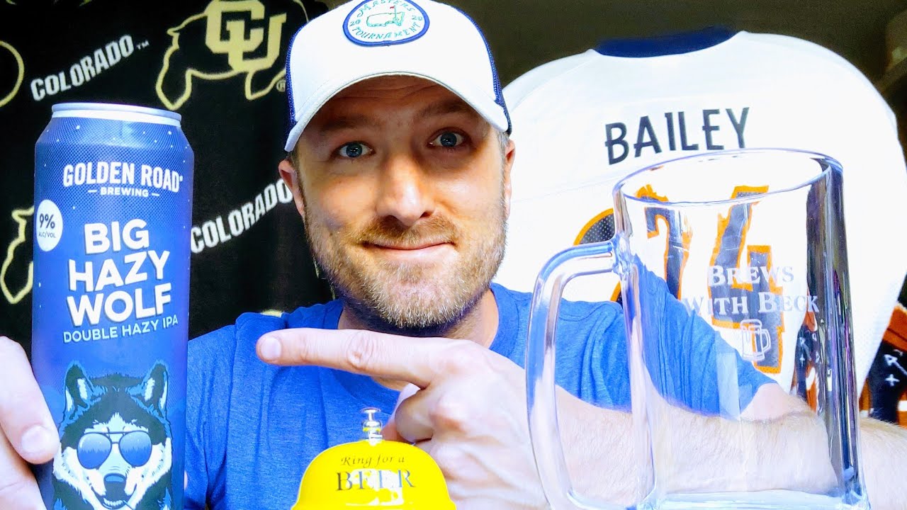 Golden Road Brewing - Big Hazy Wolf Double Hazy IPA - Beer Review ...