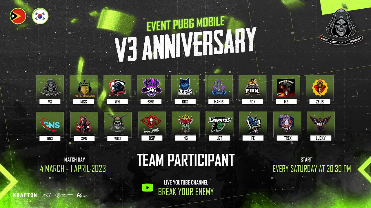 WEEK 5 EVENT PUBG MOBILE V3 ANNIVERSARY - YouTube