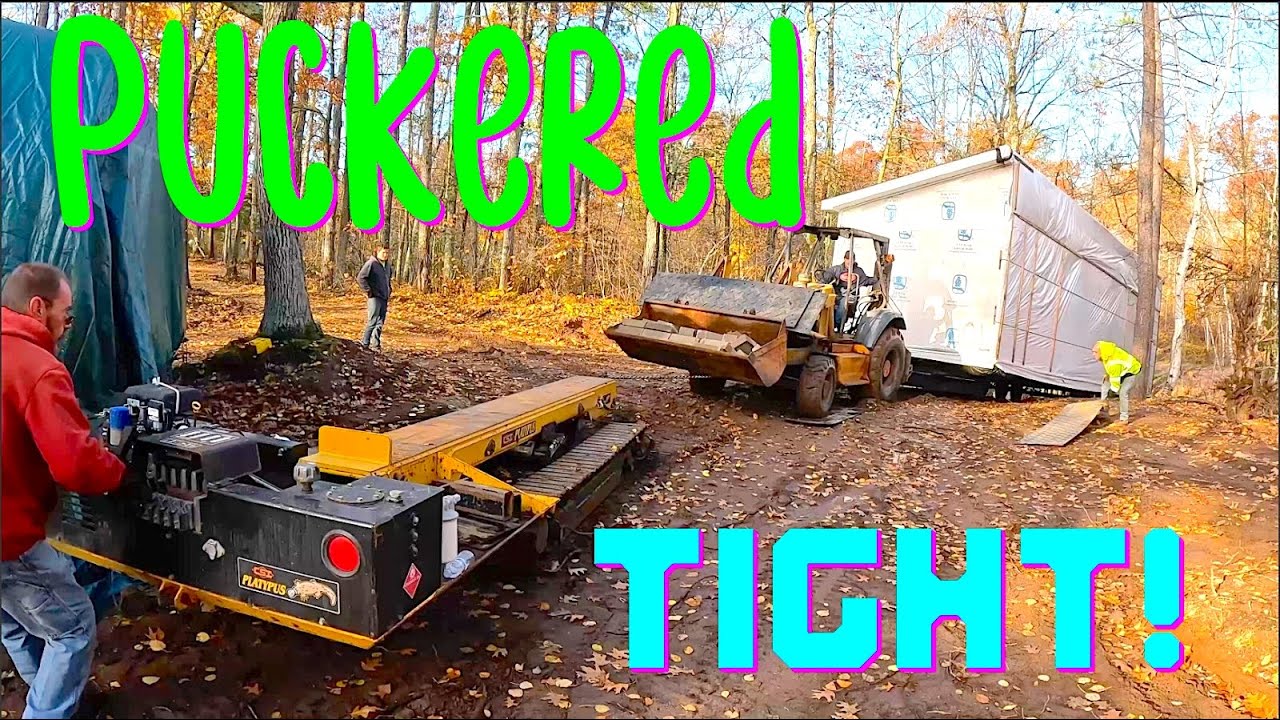 Stuck In The Mud Pulling A House Up A Hill 4k Youtube