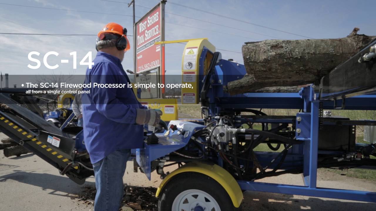 Dyna Products - Firewood Processors - SC-12, SC-14, SC-15, SC-16 - YouTube