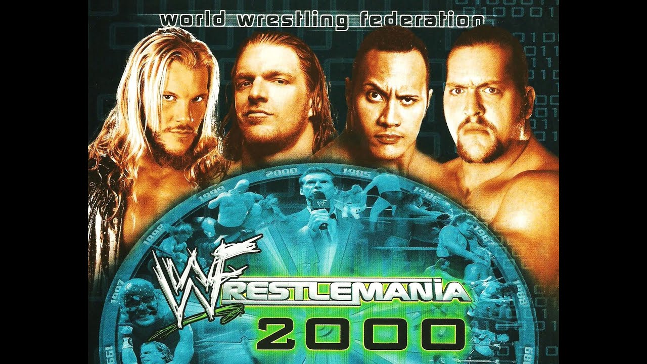 WrestleMania 2000: A Look Back. WWF WWE DWAYNE JOHNSON THE ROCK, TRIPLE ...