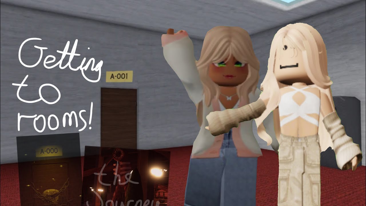 Getting to rooms in roblox doors | with @Esme_lovly7 - YouTube