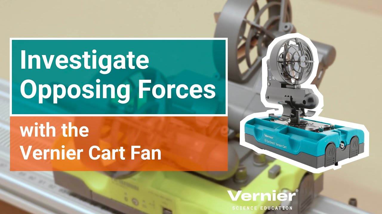 Investigate Opposing Forces with the Vernier Cart Fan - YouTube
