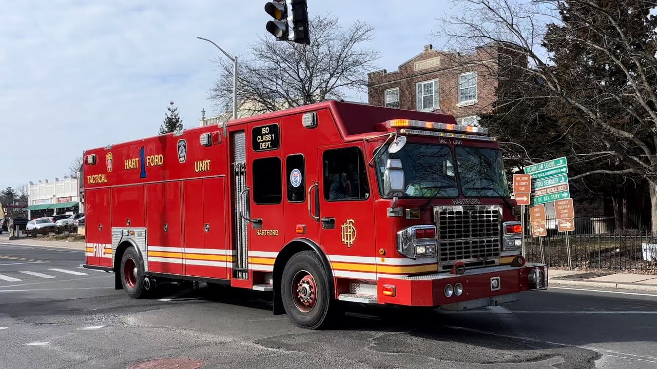 Hartford Fire Department Tac 1 responding with Major Q2b and Horns ...