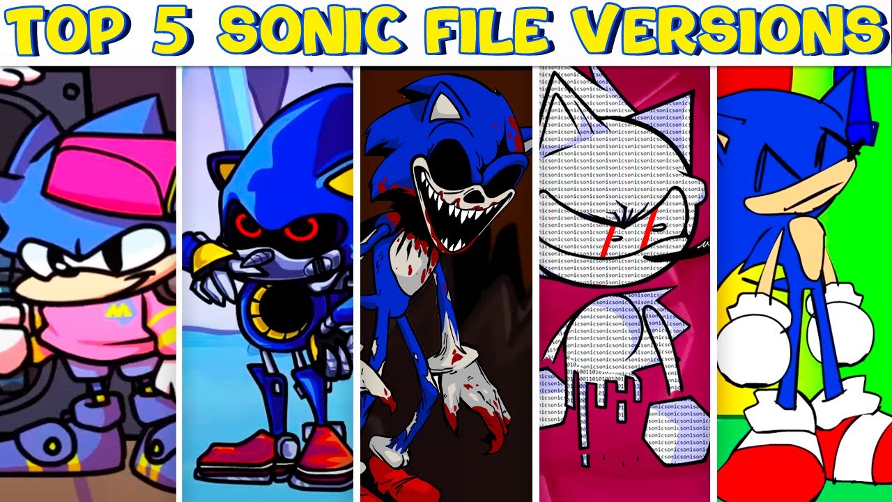 Top 5 Sonic File Versions - VS Sonic.EXE, Sonic.TXT, Sonic.WMV - YouTube