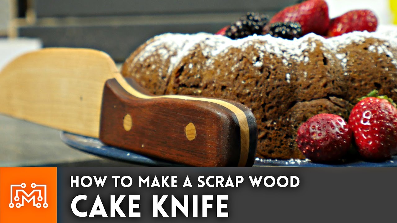 How to make a cake knife from scrap wood // Woodworking | I Like To ...