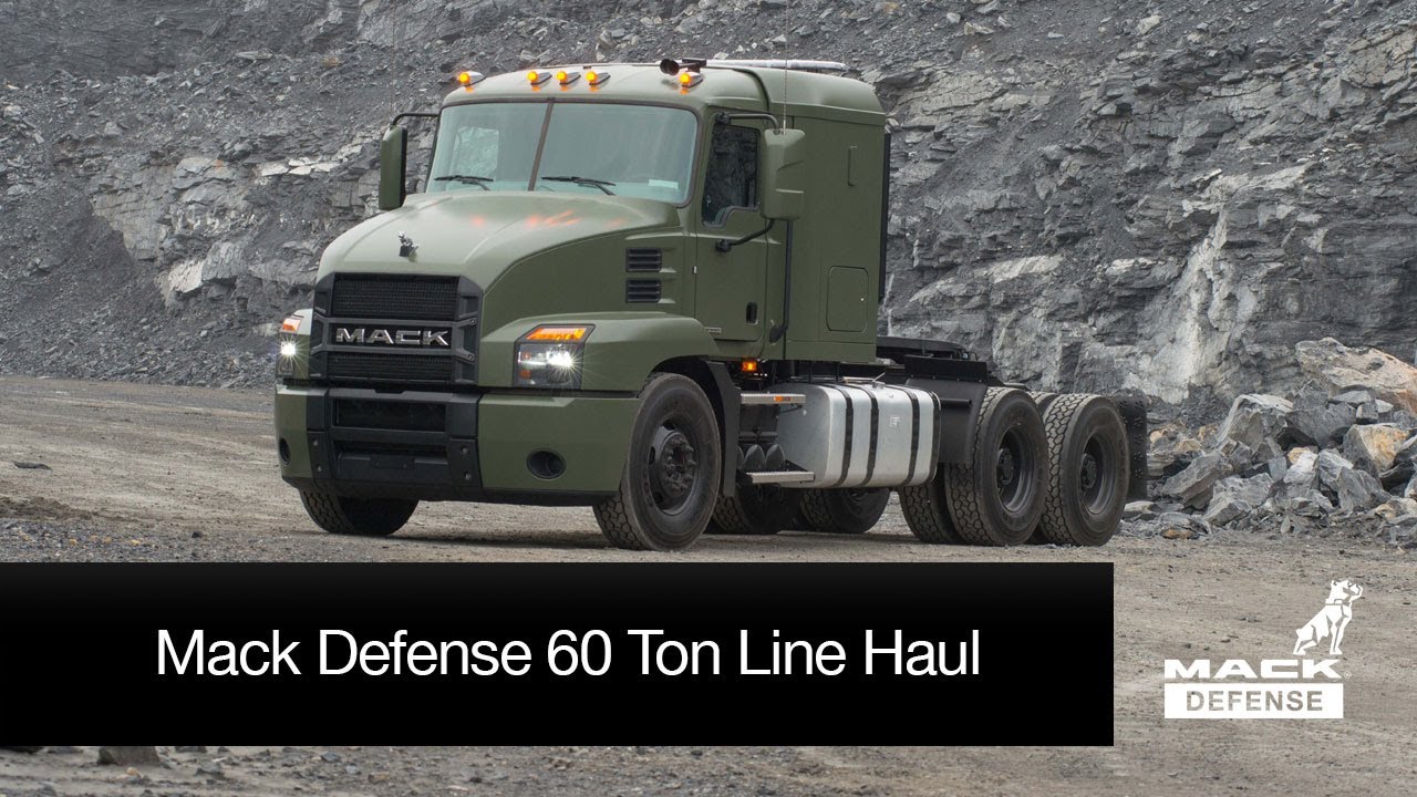 Mack Defense 60 Ton Line Haul - YouTube