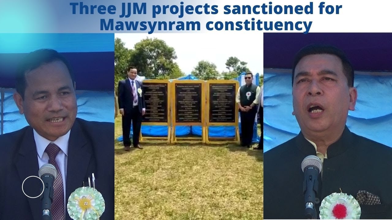 Three JJM projects sanctioned for Mawsynram constituency - YouTube