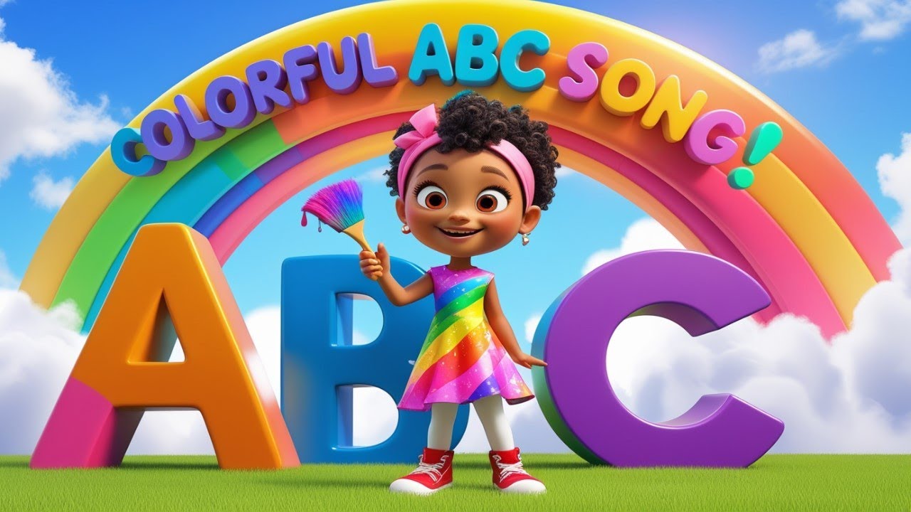 Colorful ABC Song | Learn Alphabet & Colors A-Z | Animated Educational ...