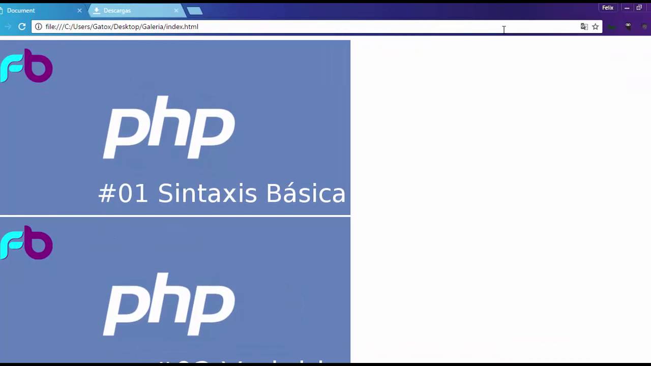 Galeria Video Parte 1 Jquery Bootstrap Youtube