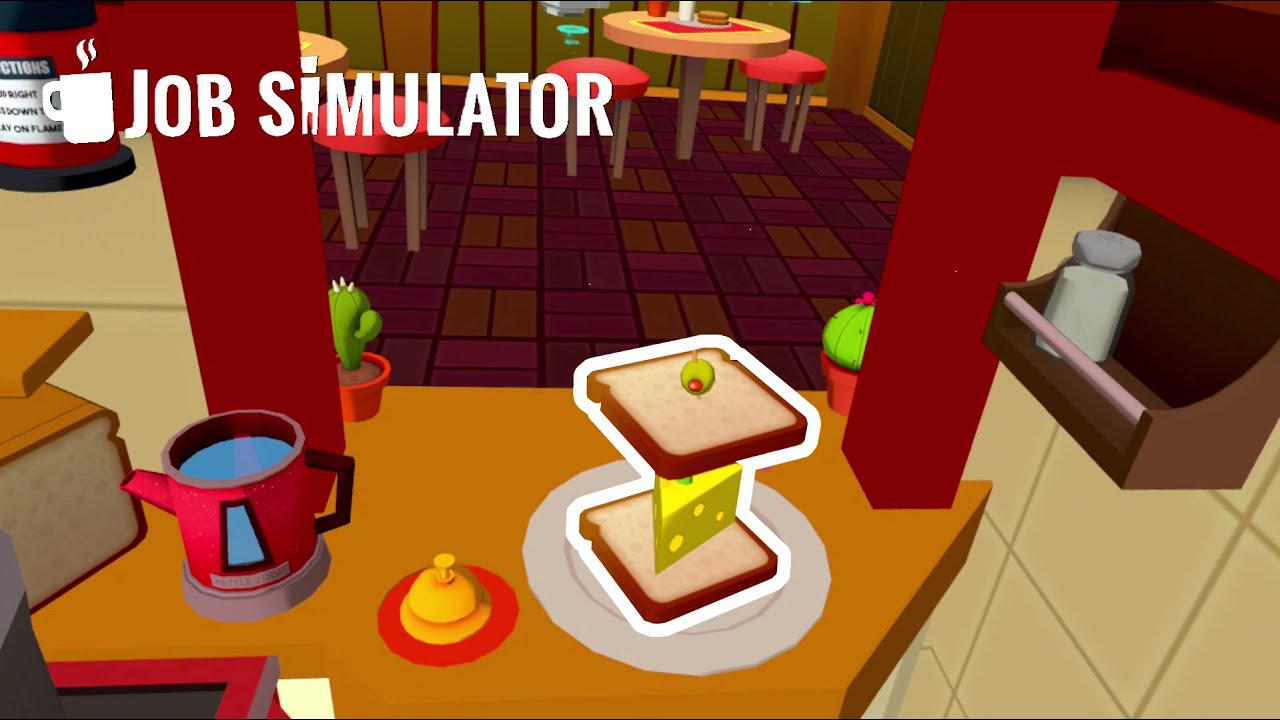 Sandwich Artist - Gourmet chef - First Time Playing Job Simulator - YouTube