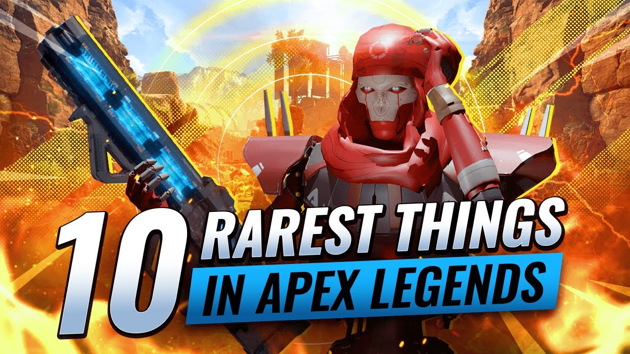 10 RAREST THINGS YOU CAN GET IN APEX LEGENDS! - YouTube